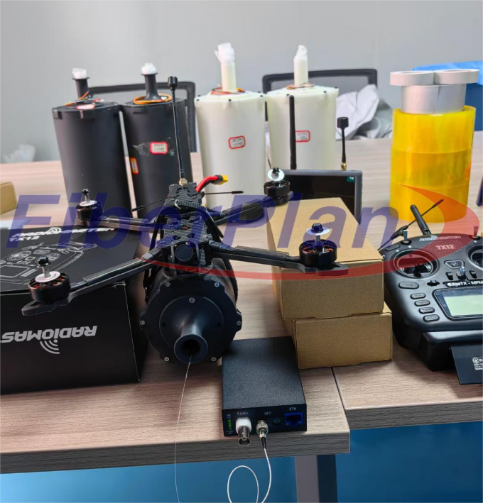 0.25mm 0.27mm 0.4mm 0.5mm Fiber Optic Cable Drone Fiber Spool With PVC ...