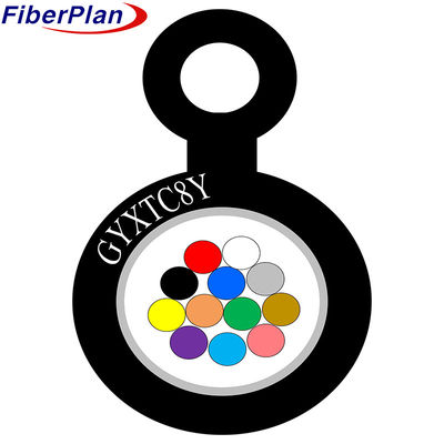 Central Loose Tube Aerial Mini Figure 8 Fiber Optic Cable GYXTC8Y