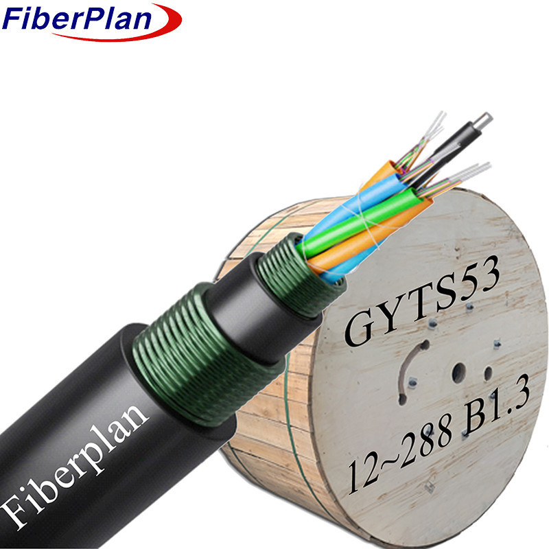 Underground Double Armored Direct Buried Fiber Optic Cable For Outdoor Use
