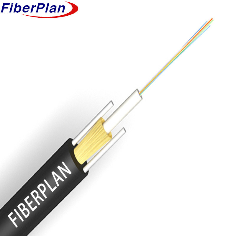 Unitube Fiber Optic Cable 2-24F FRP Strengthened For Aerial Or Duct ...