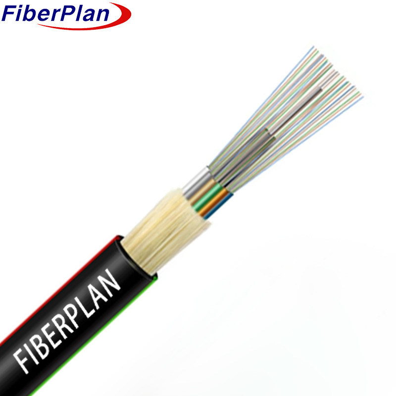 Non Armored Fiber Optic Cable 4 To 24 Core GYFTY With Kevlar Yarn