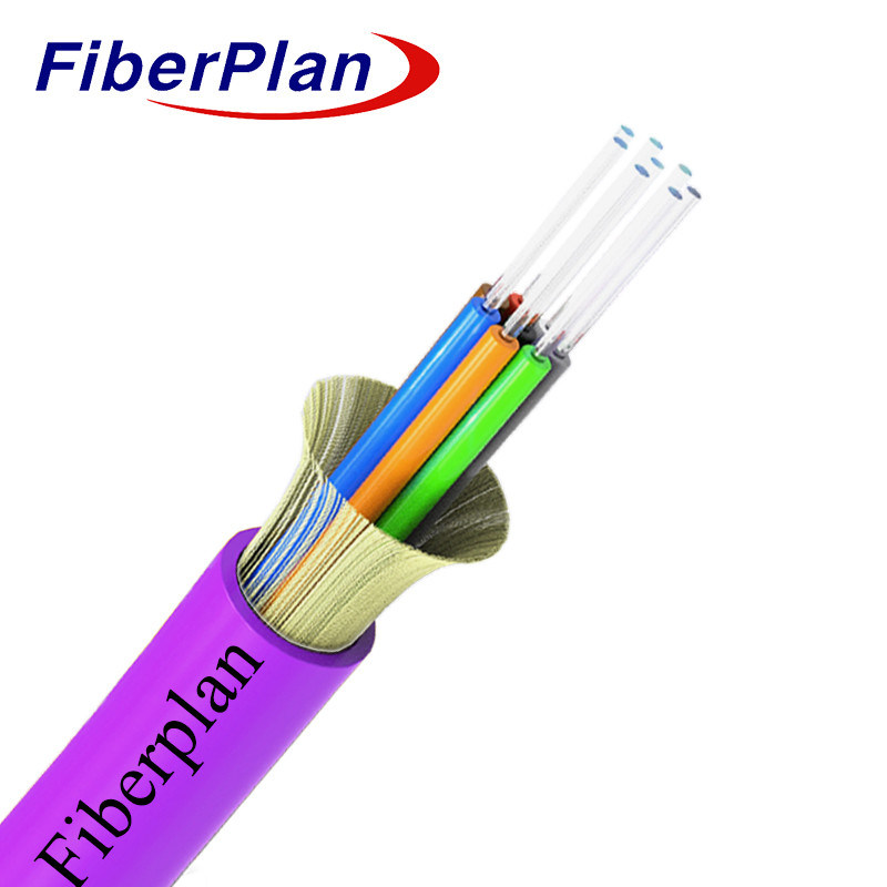 Indoor Soft Cable Tight Buffer Fiber Cable G652d G657a Om3 Om4 Fiber ...
