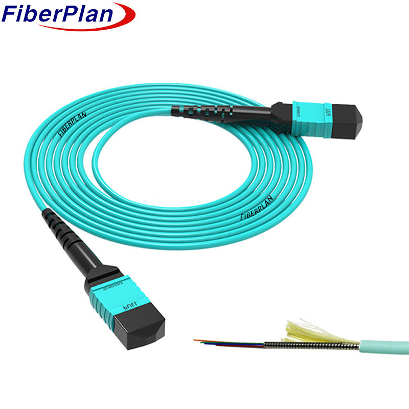 MTP MPO MTP Fiber Optic Cable PVC LSZH OM3 MPO MTP Fiber Optic Loopback ...