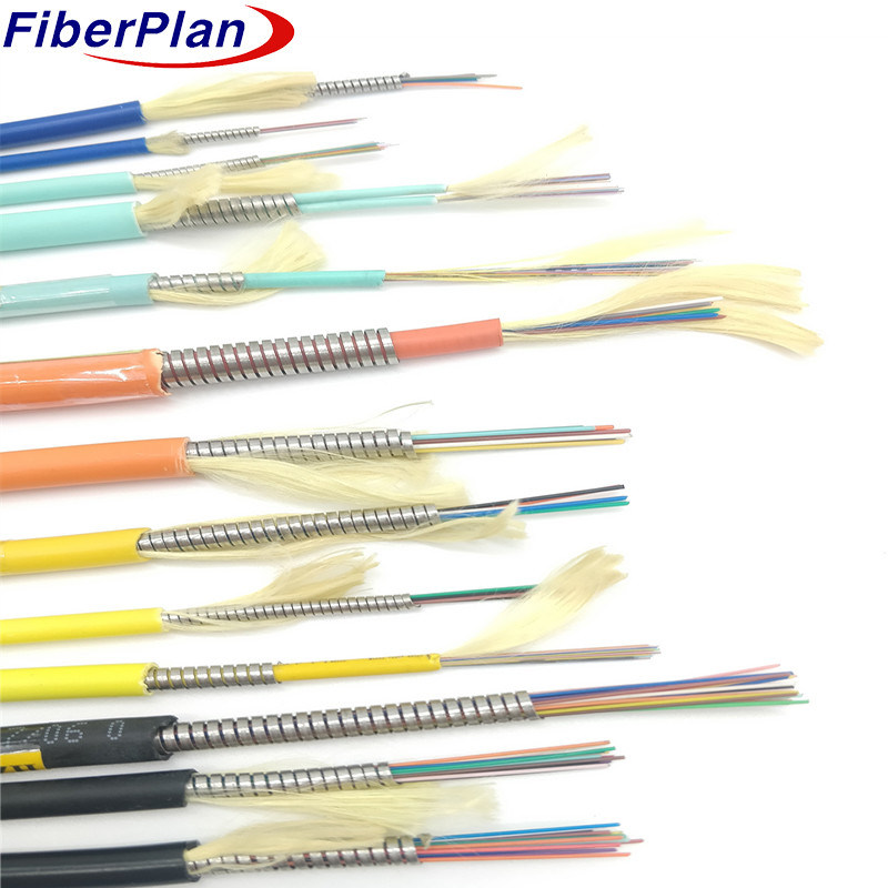 Buy Fiber Optic Cable 2 Core Spiral Steel Armoured Cable Single/ Multi ...