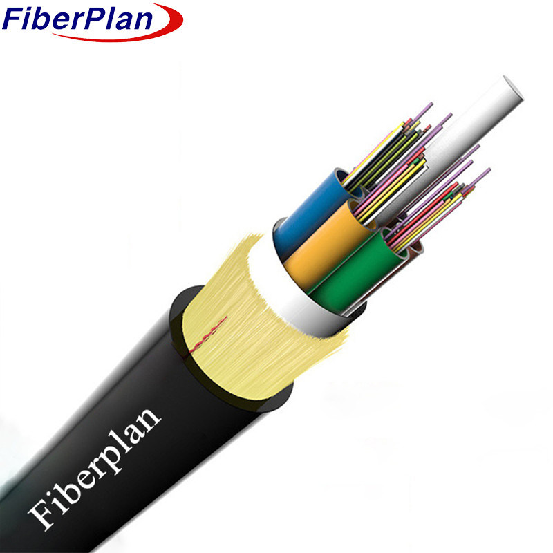 Double Sheath Kevlar Yarn Reinforced Adss Fiber Optic Cable ...