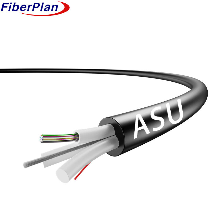 Mini ADSS 6 To 12 Core Single Mode Multi Mode Aerial Fiber Optic Cable ...