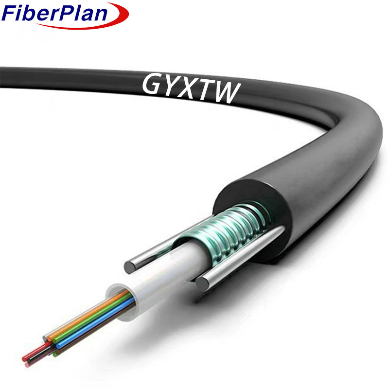 Strong and Flexible Duct Fiber Optic Cable GYXTW for Aerial Suspension ...