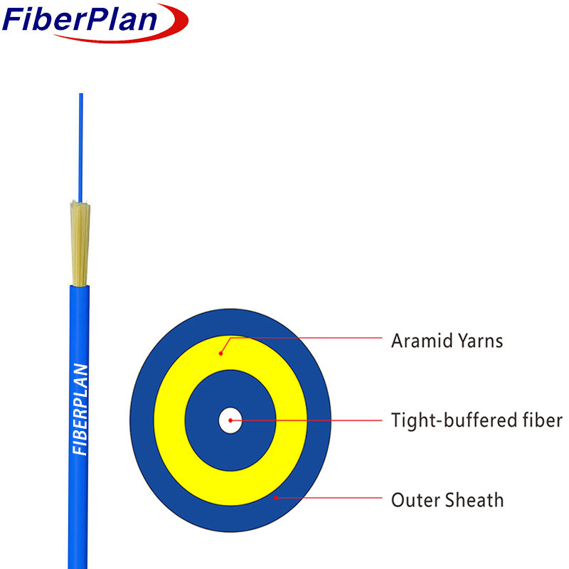 2 Core Spiral Steel Armoured Fiber Optic Cable Single/ Multi Core ...