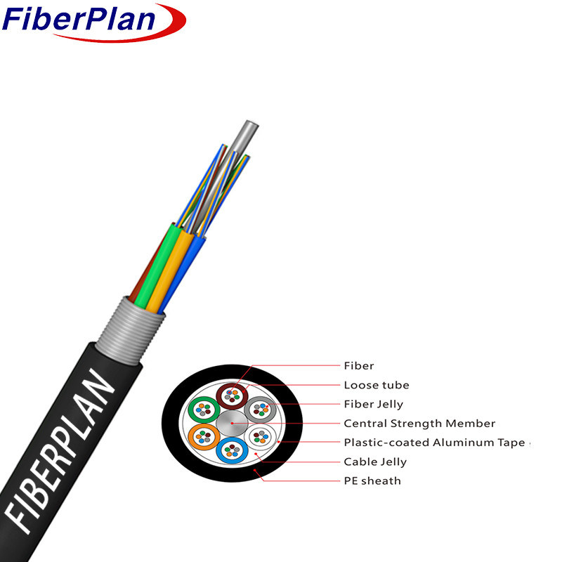 PE Sheathed Duct Fiber Optic Cable GYTA For Data Transmission In ...