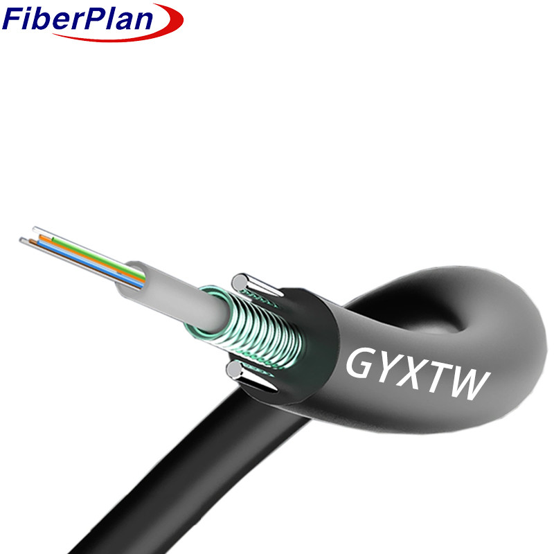 Flexible and Durable Duct GYXTW Fiber Optic Cable for Aerial Installation